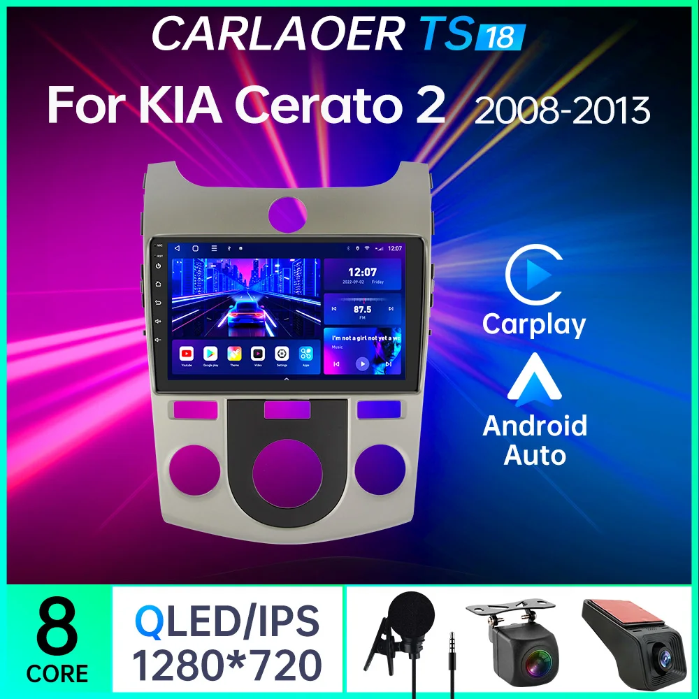 For Kia Cerato 2 Td 2008 - 2013 Car Radio Multimedia Video Player Navigation Stereo Gps Android ...