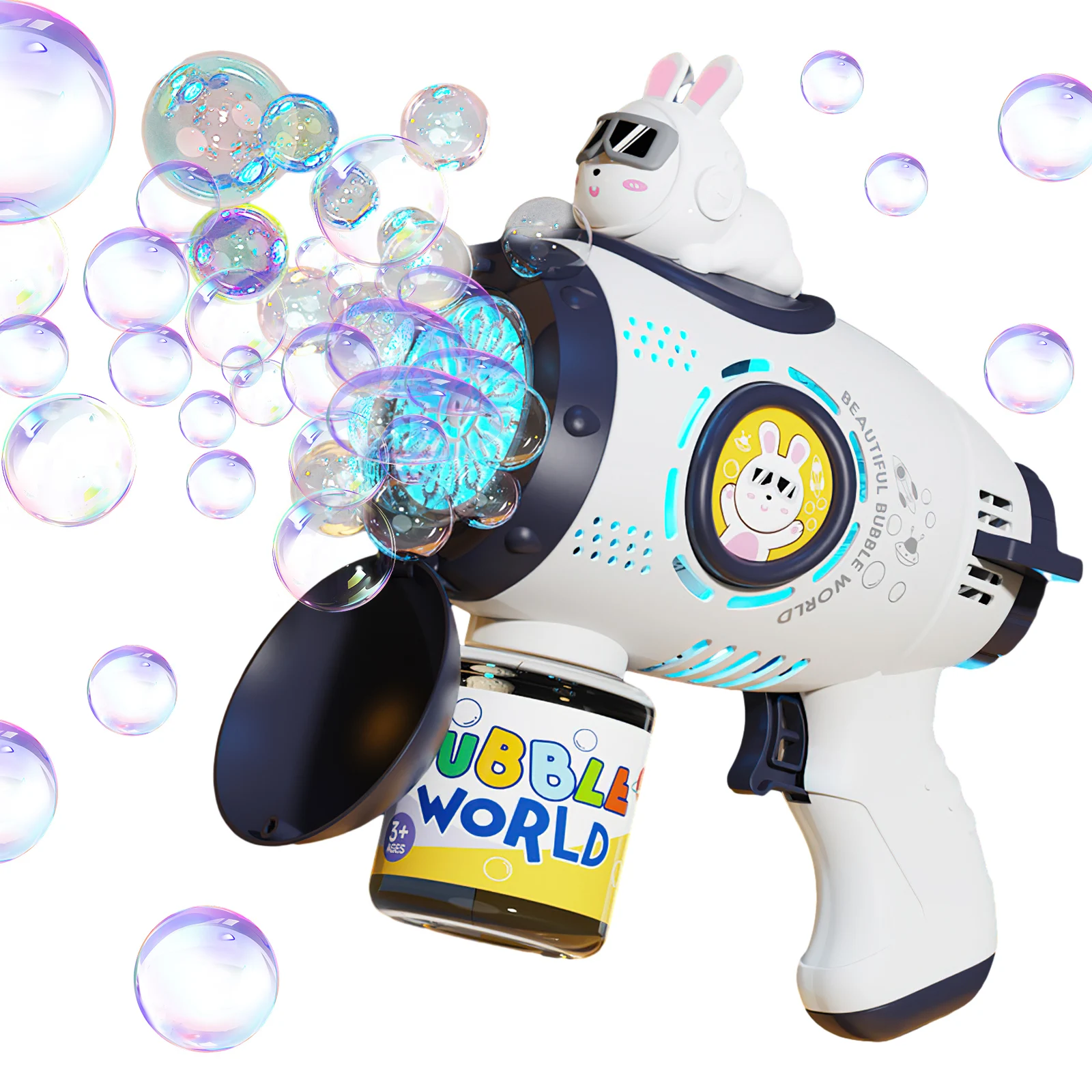 New-Summer-Bubble-Gun-Rocket-Soap-Spaceman-Bubbles-Machine-Gun-Shape ...