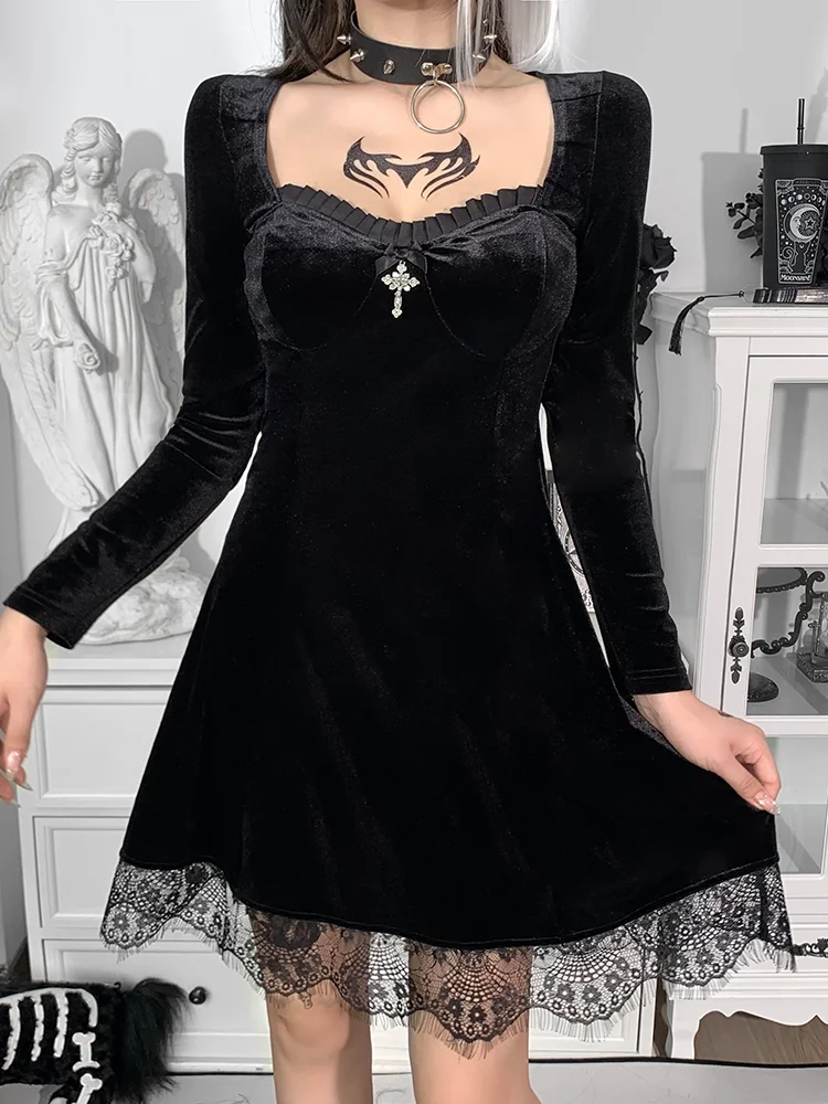 Romantic Goth Dresses Short