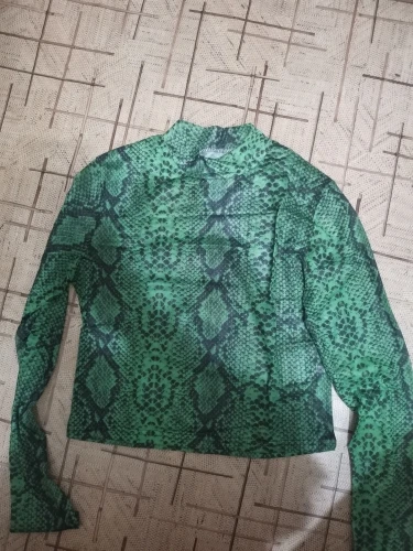 Snake Skin Sleeve Crop-Top – UrbanWearOutsiders