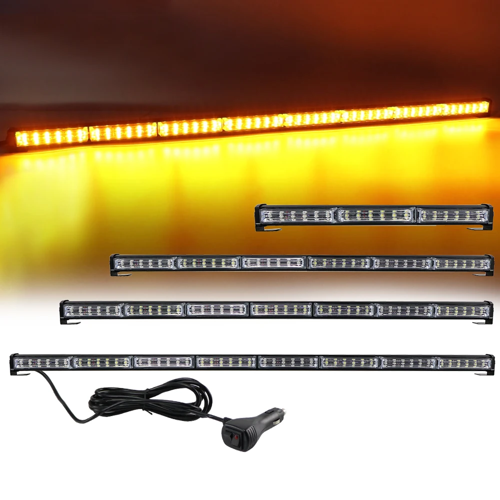 31cm to 150cm LED Strobe Flashing Light Bar Beacon Emergency Hazard ...