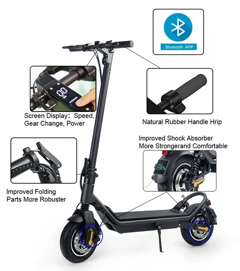 Patinete-el-ctrico-con-Motor-de-1000W-48V-13Ah-doble-Motor-plegable ...