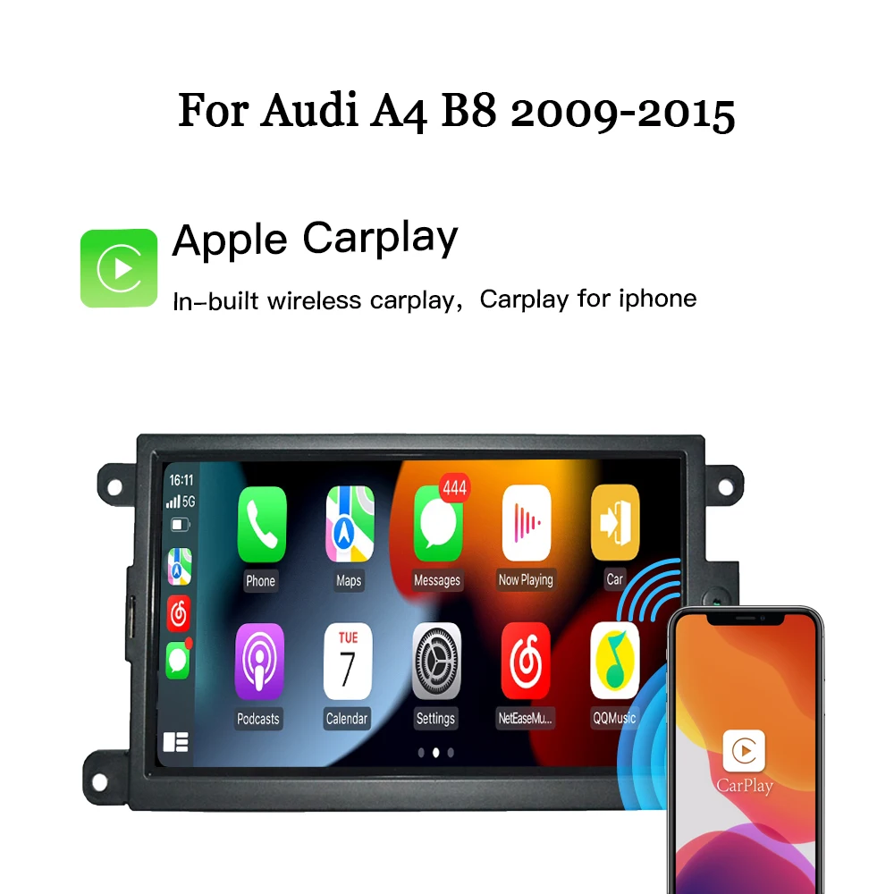 Android head unit for Audi A4 B8 2009 2010 2011 2012 2013 2014 2015 ...