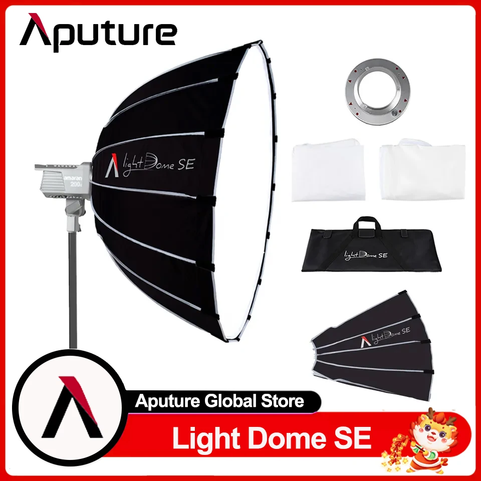 Aputure-Light-Dome-SE-Portable-Softbox-Flash-Diffuser-Bowens-Mount-LED ...