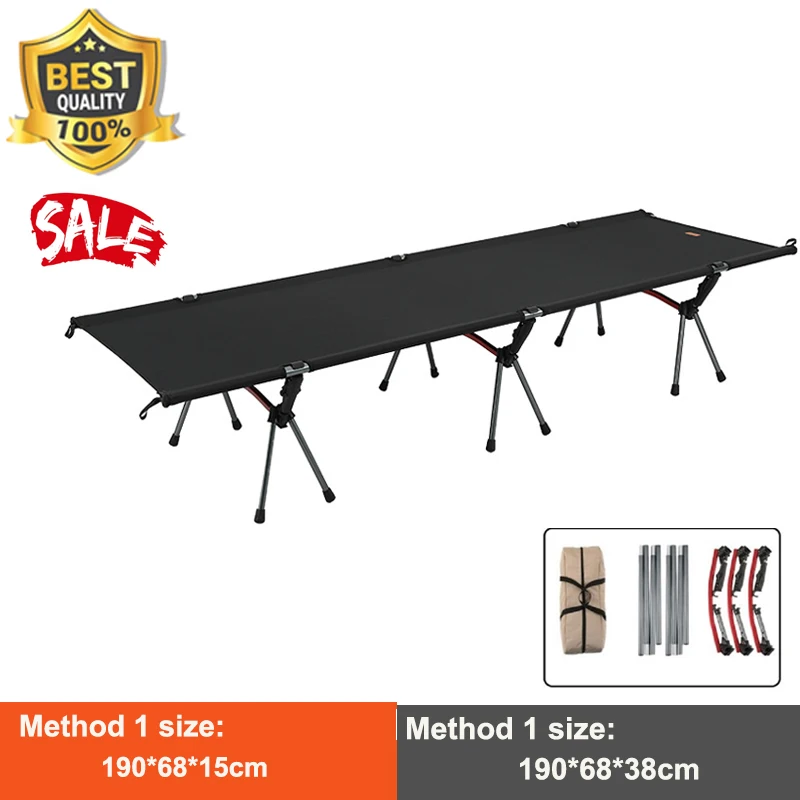 Outdoor-Folding-Bed-Camping-Camping-Bed-Tent-Lawn-Lightweight-Portable ...