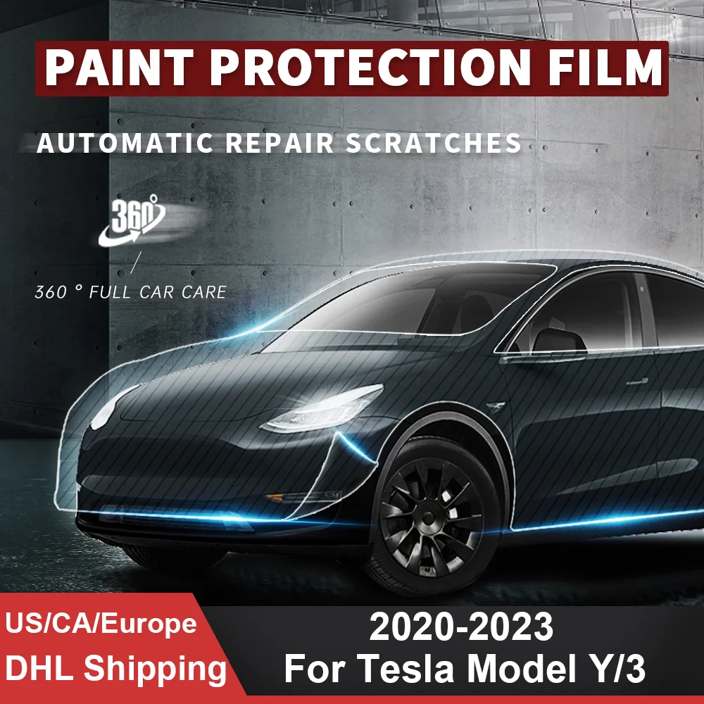 KUNGKIC-For-Tesla-Model-Y-3-Car-Stickers-2020-2023-Paint-Protection ...