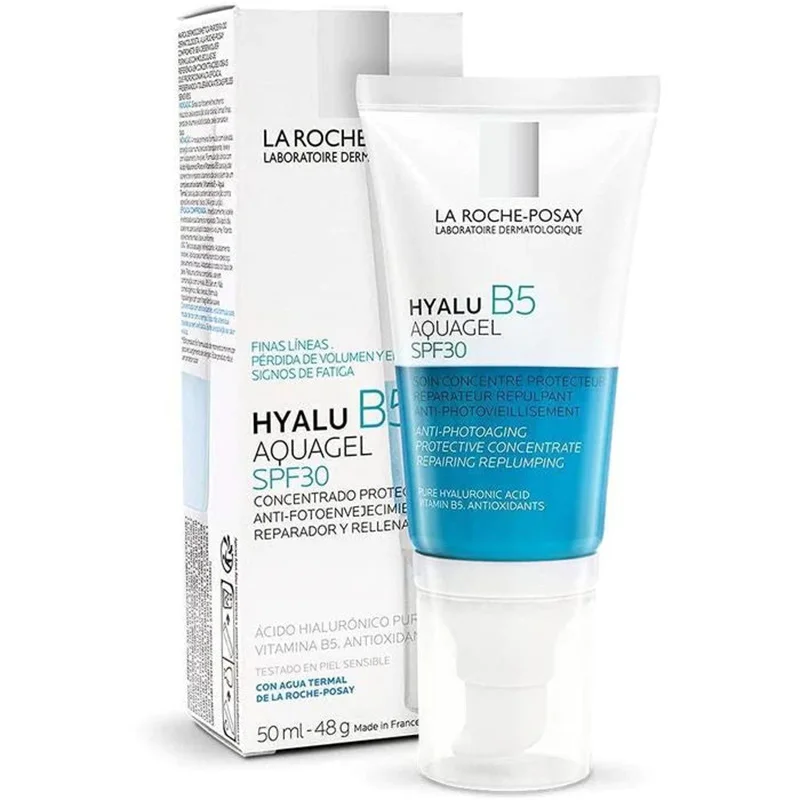 La Roche Posay HYALU B5 SPF 30 Proteção Solar Aquagel Facial Protetor ...