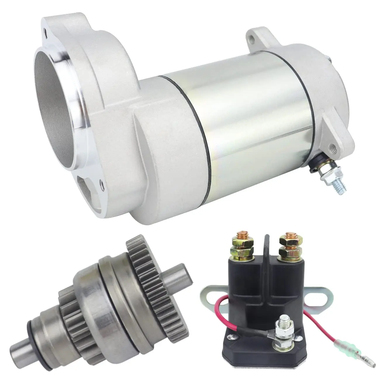 Starter-Motor-Bendix-Relay-Engine-Set-For-Polaris-Trail-Blazer-250-2004 ...