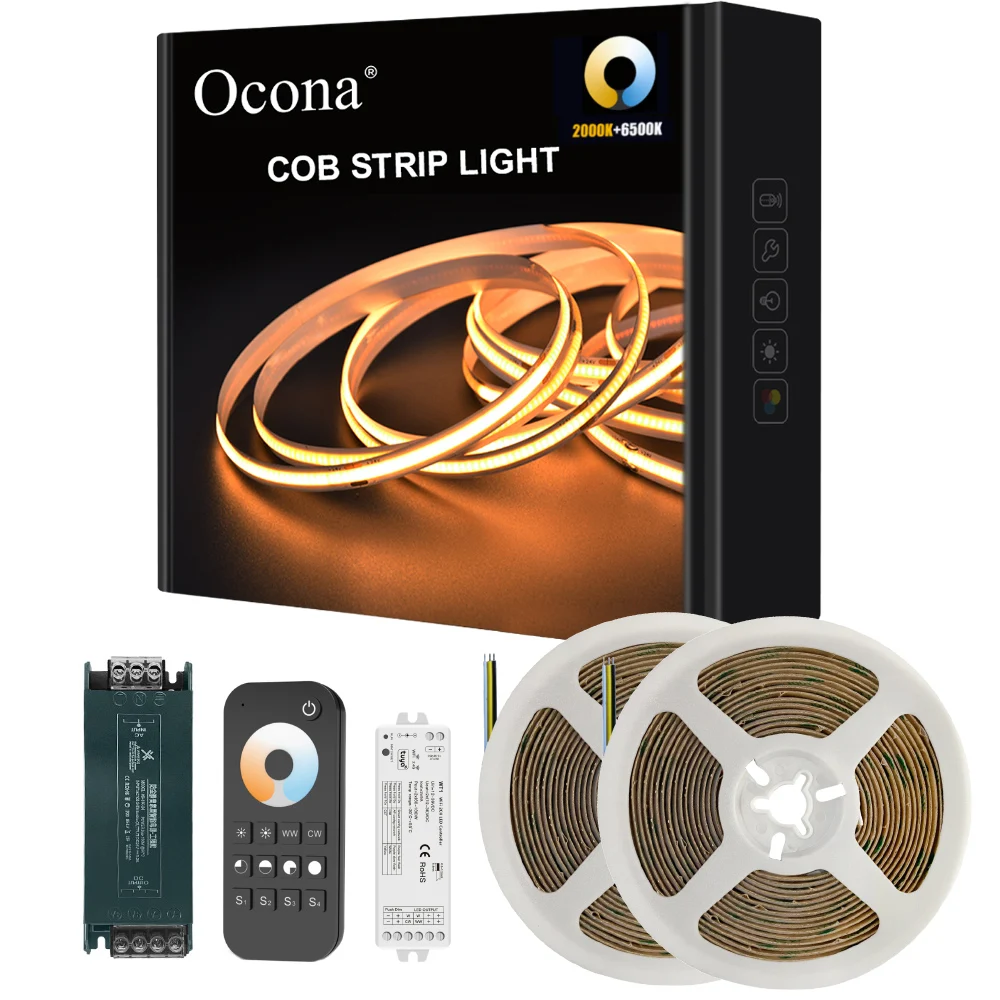 10m-Wifi-Zigbee-COB-CCT-LED-Strip-Light-Kit-For-Home-Room-Decor-Tuya ...