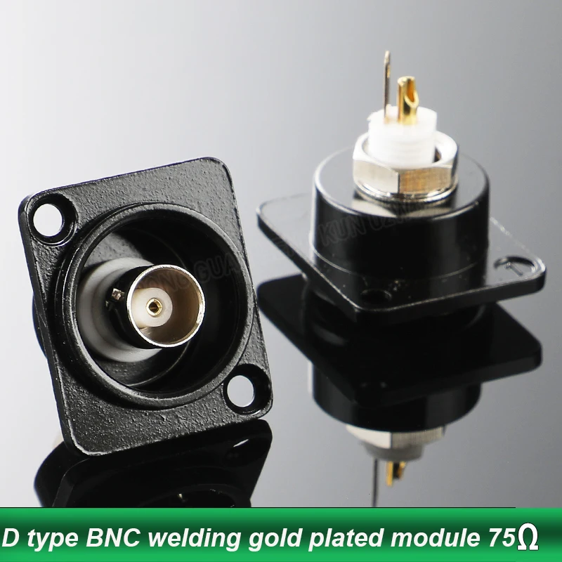 D-Type-BNC-75-50-Ohm-Panel-Mounting-Type-Welded-BNC-Seat-Video-Camera ...