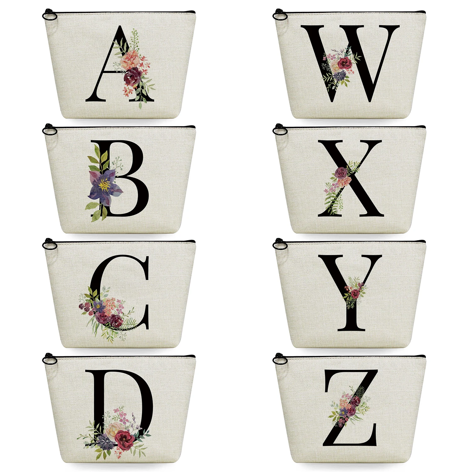 Kit-de-aseo-con-letras-iniciales-y-flores-para-mujer-con-nombre ...