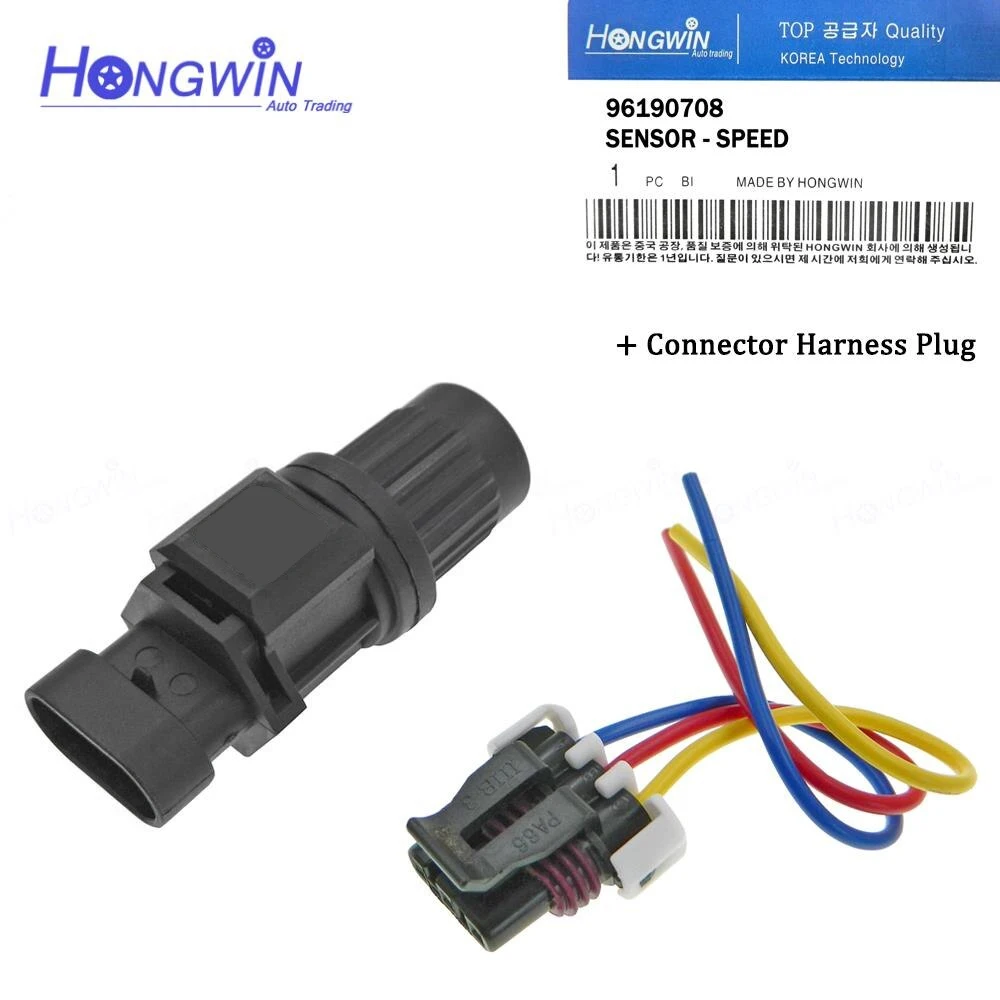 Speed Sensor + Connector Harness Plug For 1.6L Daewoo Chevrolet Fiat ...