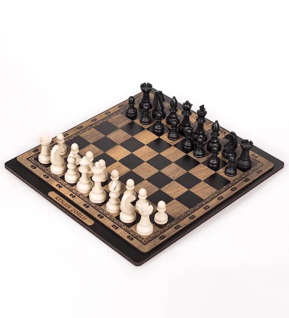 Custom Wooden Chess Set For Big Person Custom Gift Chess Set Custom ...