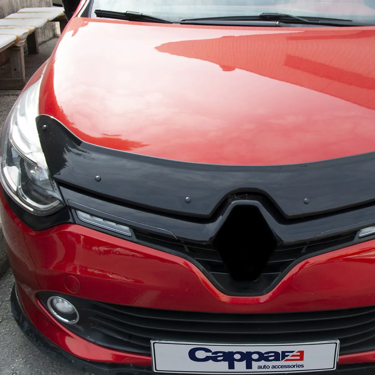 FOR-Renault-Clio-4-2012-2020-Front-Hood-Protection-Spoiler-Front-Bug ...