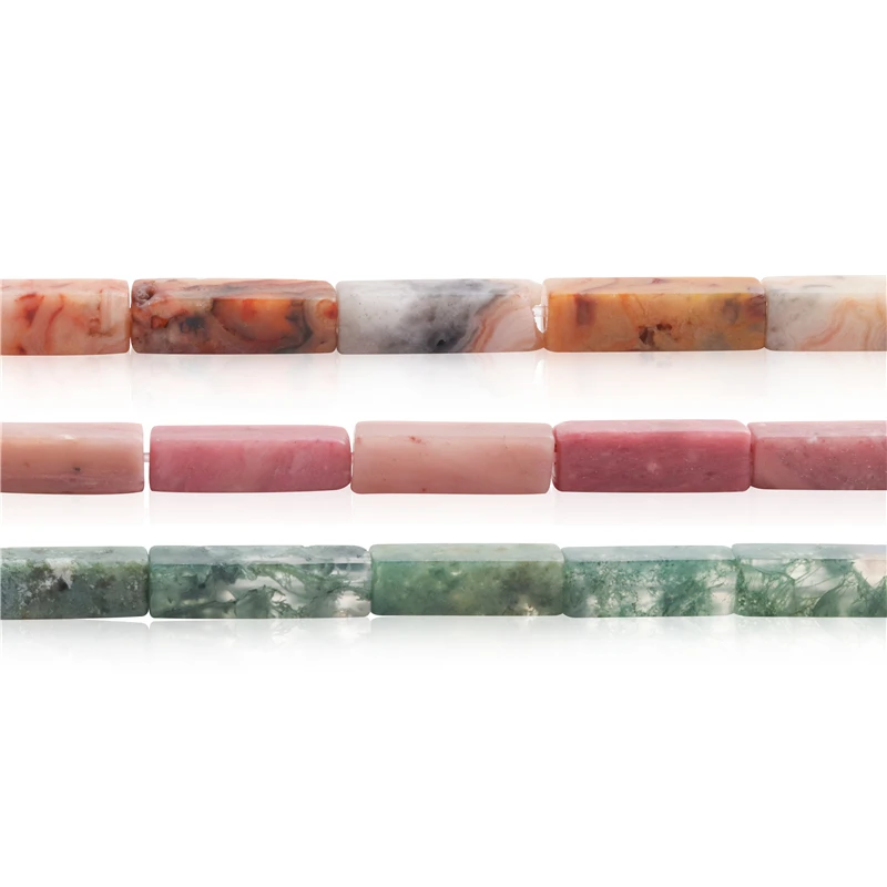 Natural-Stone-Rectangle-Howlite-Amazonite-Malachite-Agate-Dalmatian ...