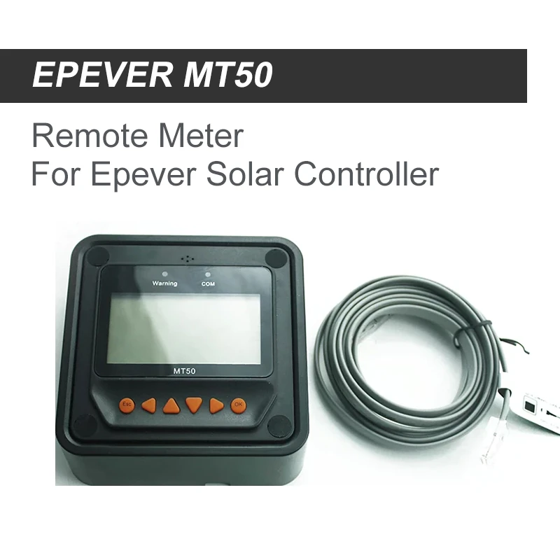 EPever MT50 MPPT Solar Controller Remote Meter Solar Charge MPPT Real ...