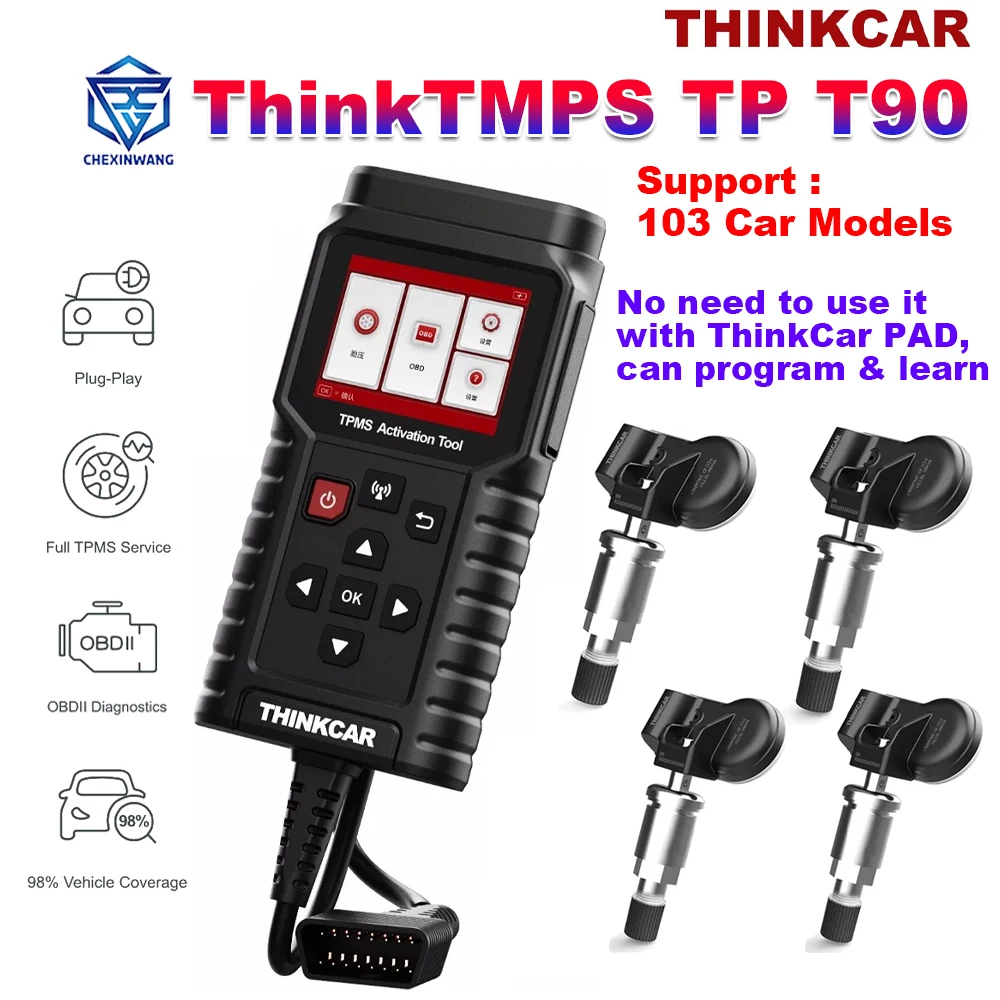 ThinkCar-TP-T90-TPMS-Activation-Tool-OBD2-Car-Diagnostic-Fault-Code ...