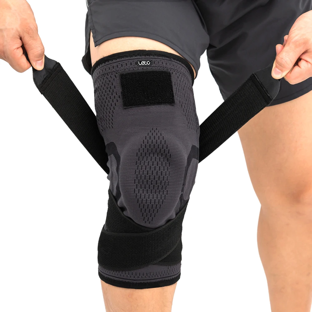 LETO-Leto-Premium-Knee-Protect-Silicone-Padded-double-compression-band ...