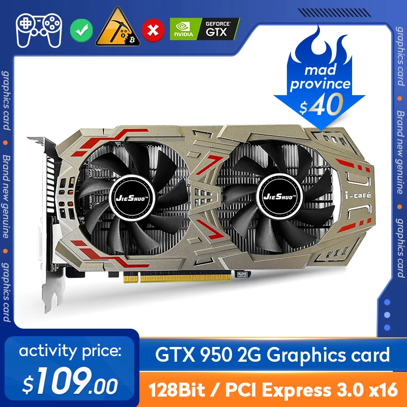 Nvidia geforce gtx 950, baixo preço e baixo consumo de energia, mid ...