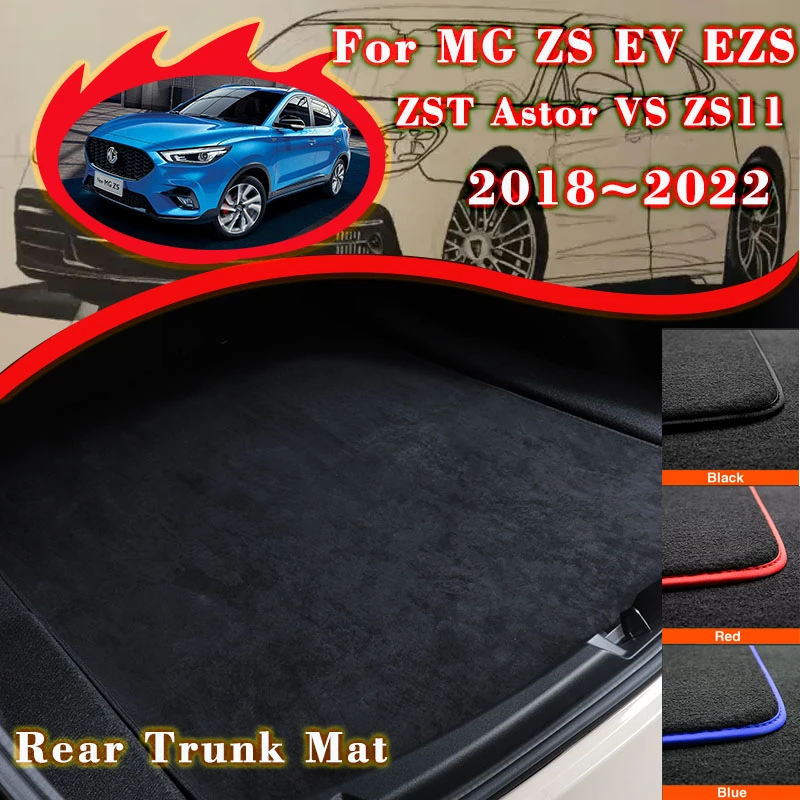 Car Rear Trunk Mat For Mg Zs Ev Ezs Zst Astor Vs Zs11 2018~2022 Boot ...