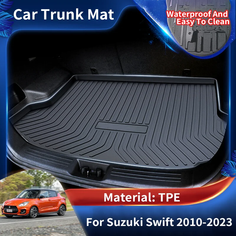 for-Suzuki-Swift-Hatchback-2010-2023-2022-TPE-Car-Rear-Trunk-Mat ...