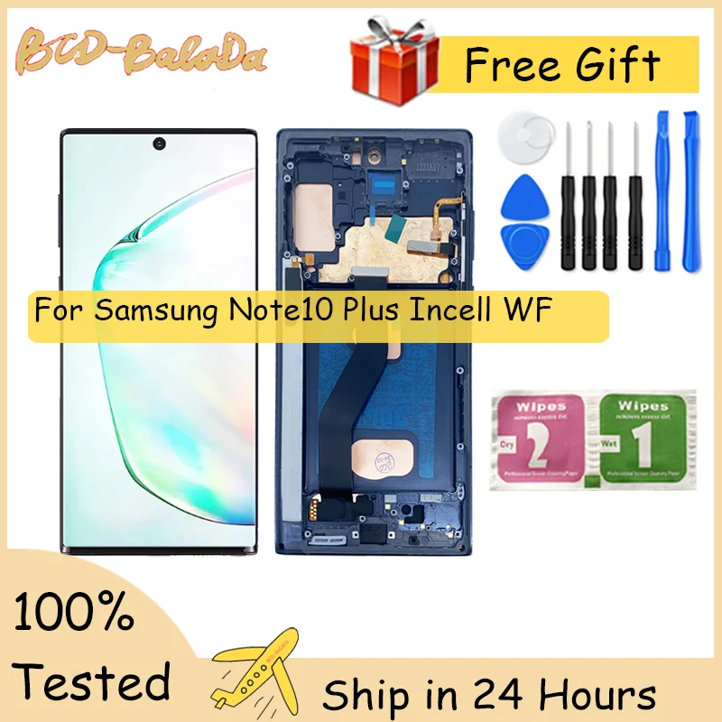 Incell-Met-Frame-Display-Voor-Samsung-Galaxy-Note10-Plus-Lcd-Met ...