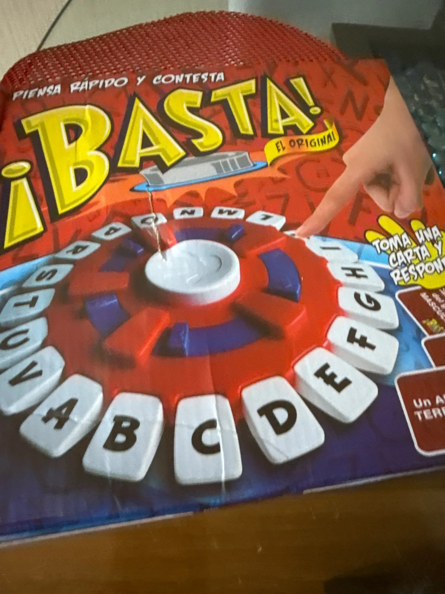 Spanish Basta Game Fast-paced Family Gathering Letter Toys - TcgBoardGame