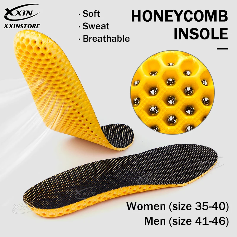 Xxin-Sports-Insoles-Elastic-Breathable-Running-InsolesMen-Women-Shock-Absorbing-Shoes-Insole ...