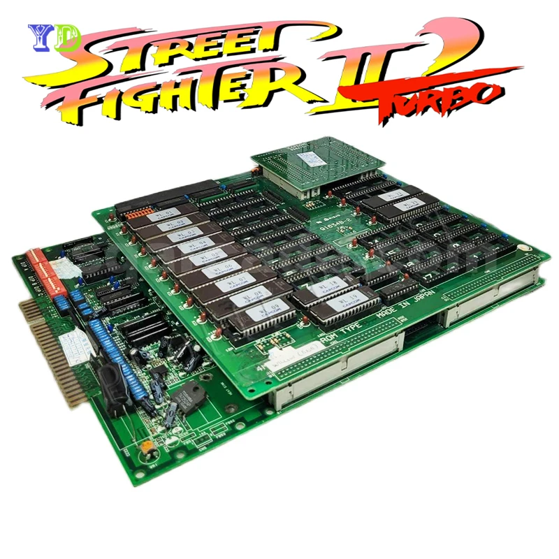 Capcom-placa base de arcade cps1, pcb de 3 pisos, 1941/dynasty wars/street fighter ii/worlds ...