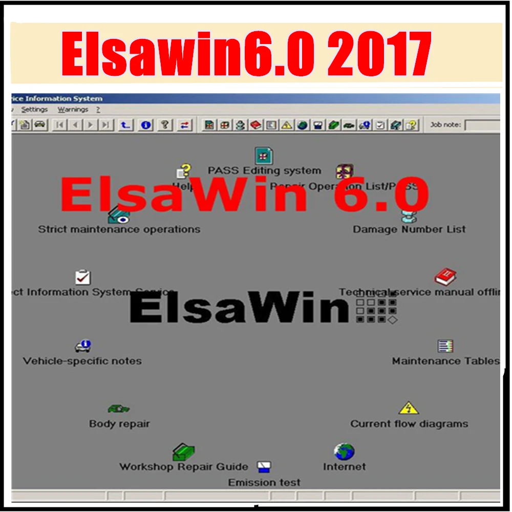 2022 Hot ELSAWIN 6.0 For Audi for VW for S eat for S koda Auto Repair ...