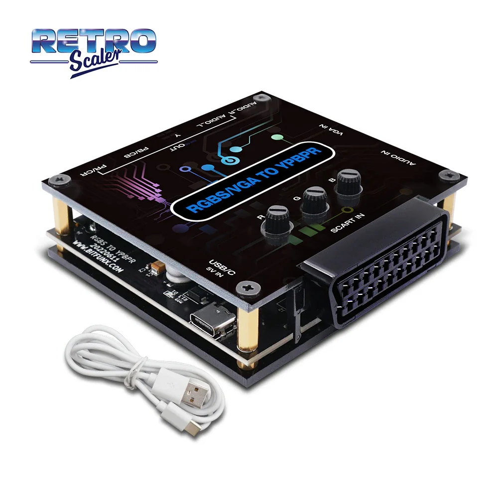 RetroScaler-RGBS-Scart-or-VGA-To-YPBPR-Signal-Video-Transcoder ...