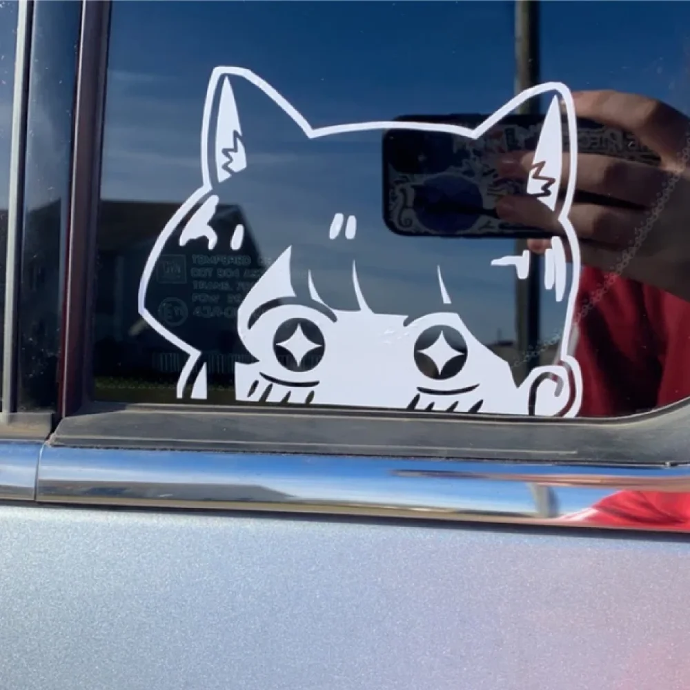 Anime Cute Car Window Sticker Vinyl Die Cut Waterproof Decal Funny