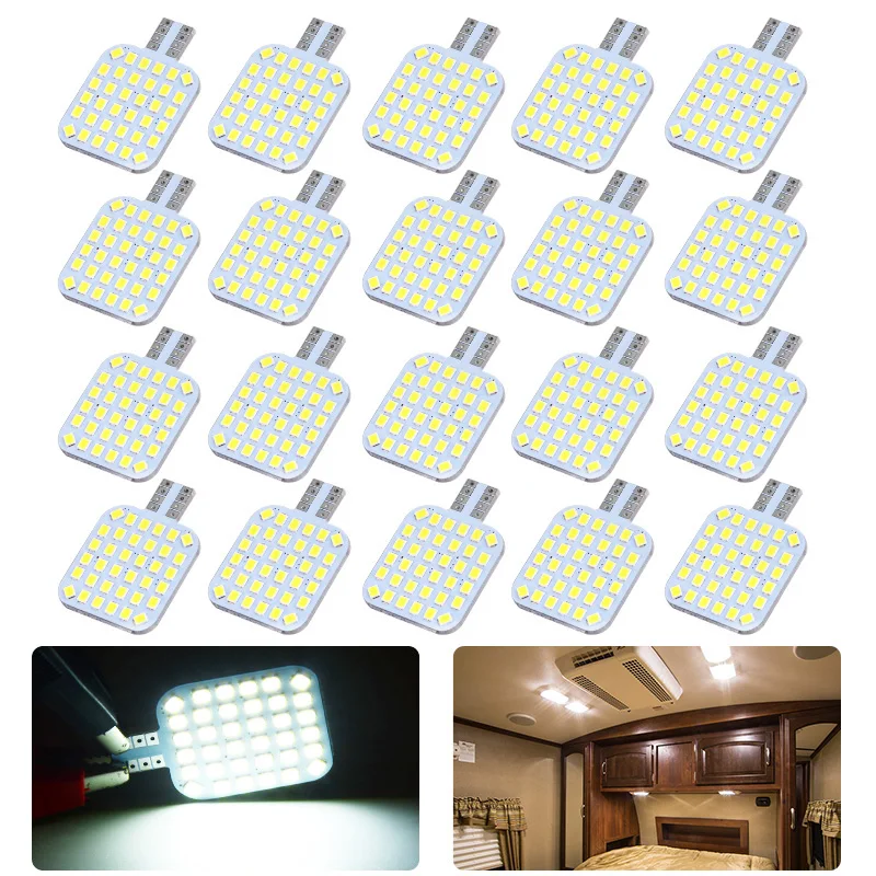 20pcs T10 921 912 194 RV Interior LED Bulbs 36 LEDs SMD2835 Super ...
