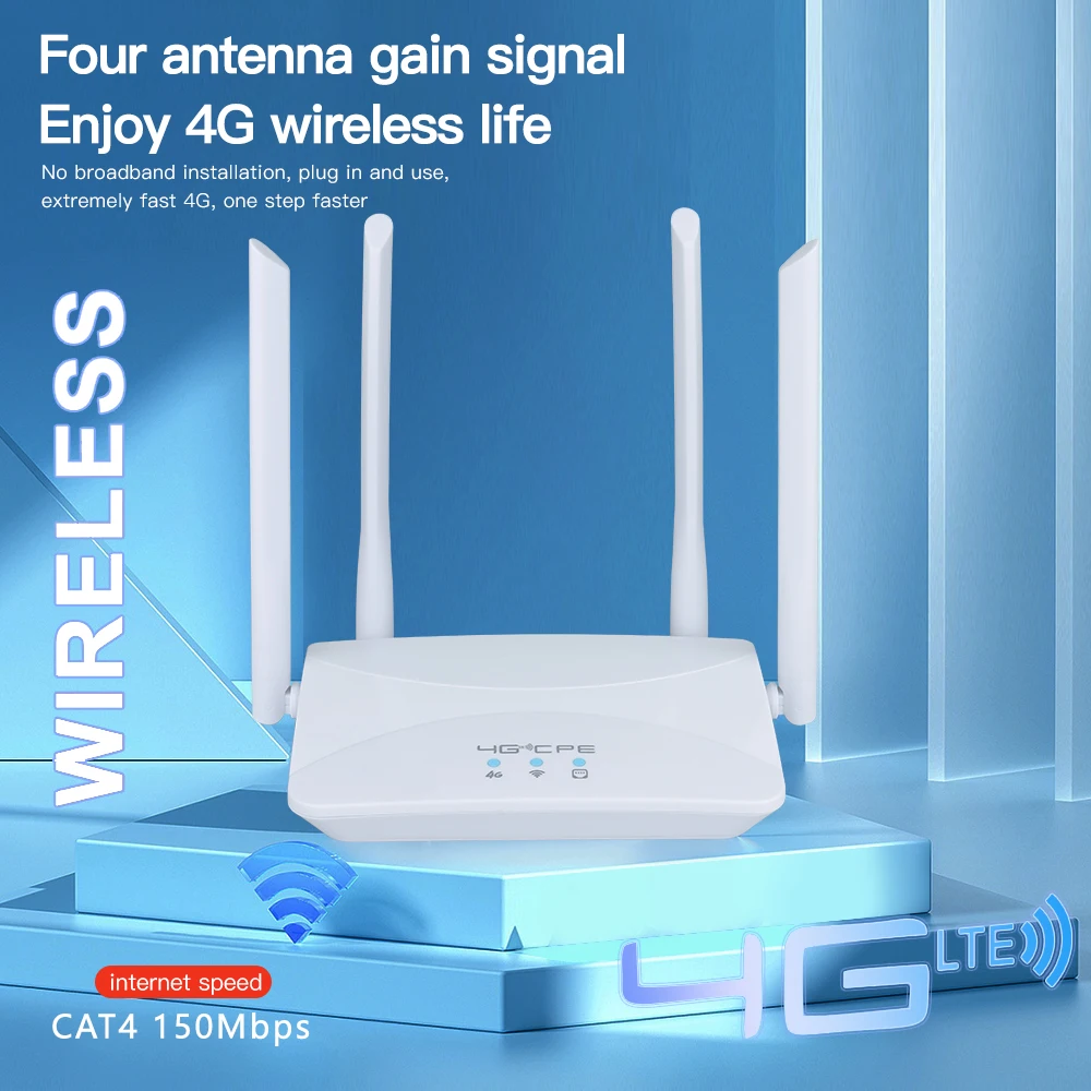 4G-WIFI-Router-150Mbps-4-External-Antennas-Power-Signal-Booster-Hotspot ...