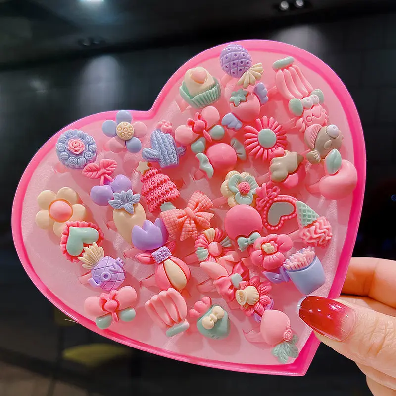 36pcs/Lot Wholesale Design Multiple Models Resin Classic Flower Finger ...