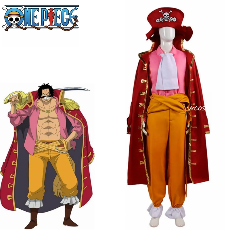 Anime One Piece Anime Gol D Roger Gold Roger Costume Cosplay Uniform ...