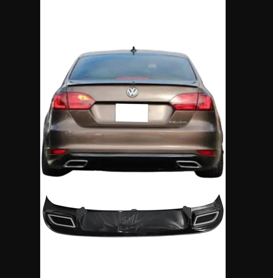 For-VW-Volkswagen-Jetta-Diffuser-Non-Facelift-Case-2011-2014-Exhaust ...