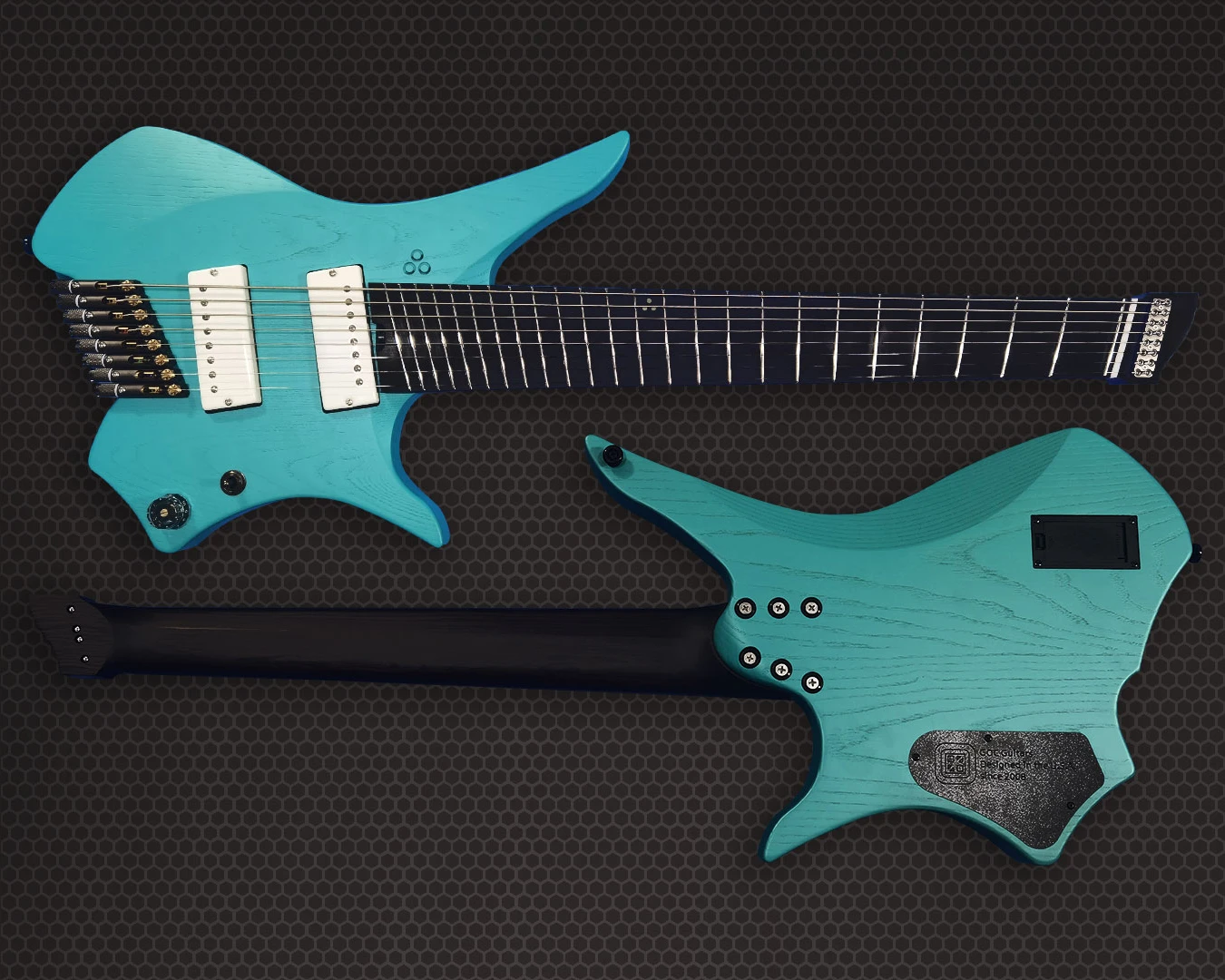 GOC Vajra Headless Guitar 8 String VH8WTQ (Turquoise)