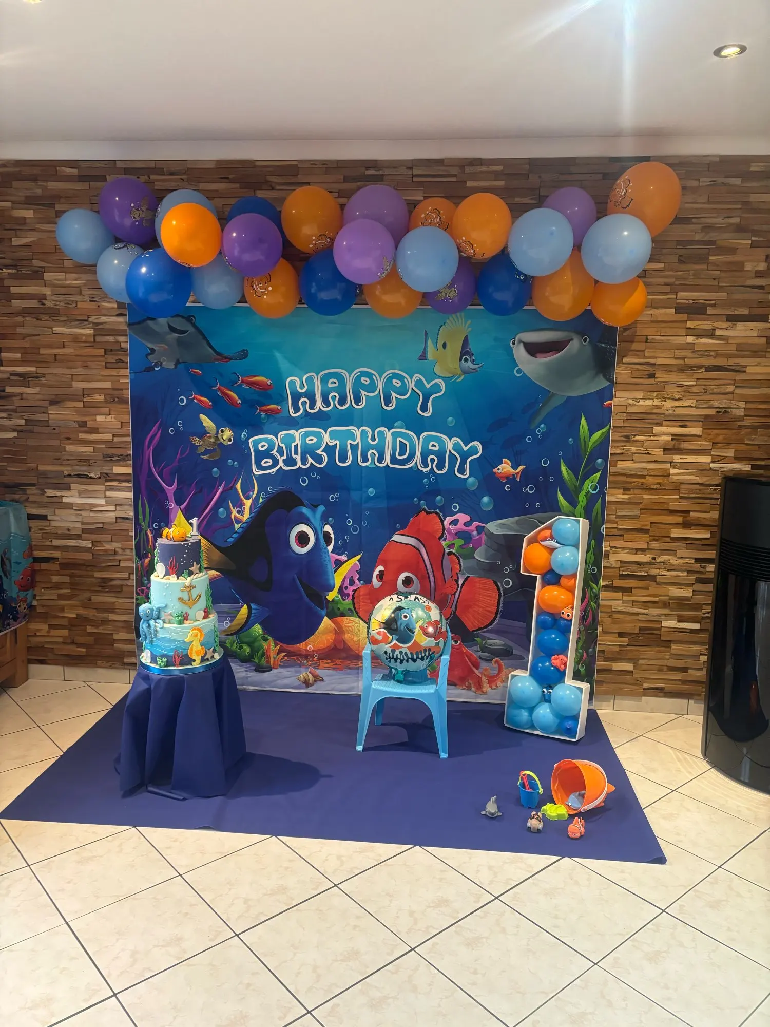 Disney Finding Nemo Photography Backdrops Kids Birthday Photo Backdrop ...