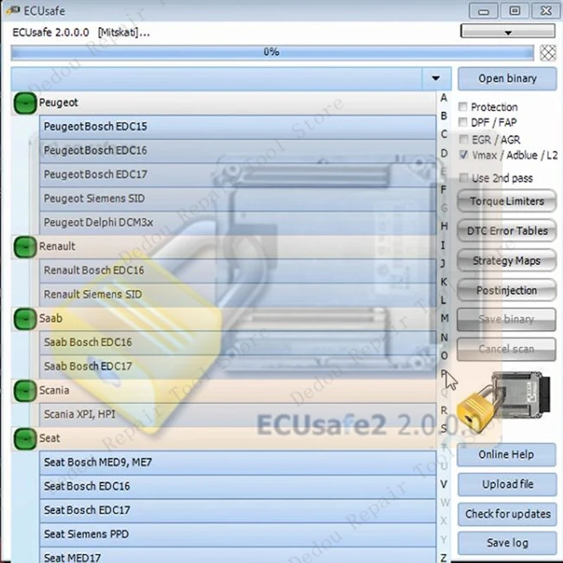 2022 Hot Selling ECUSafe 2.0 ECU ECM 2.0 Diagnostic Tool Software For ...