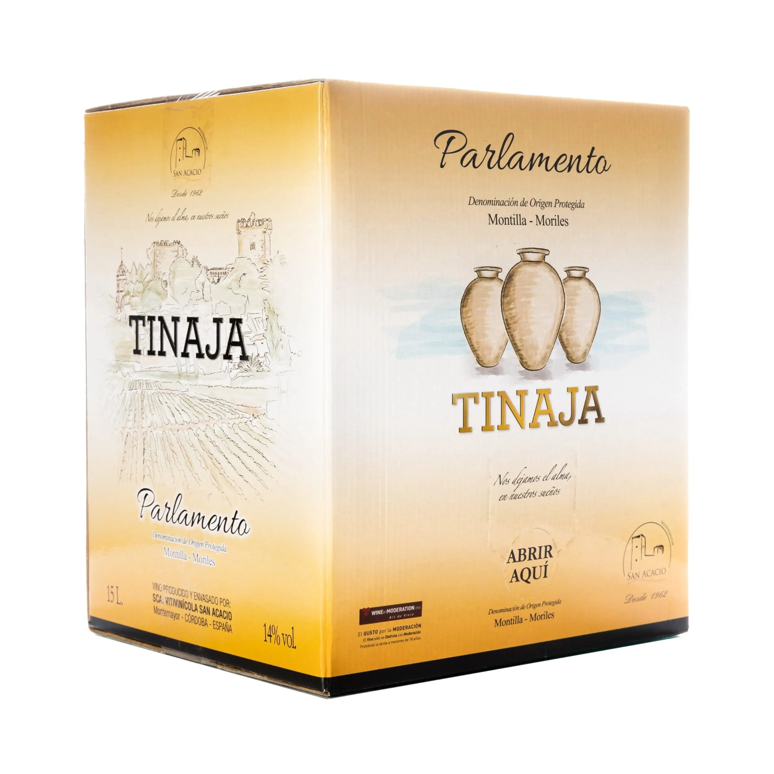 BODEGAS SAN ACACIO Vino Blanco Parlamento Tinaja Variedad Pedro Ximénez ...