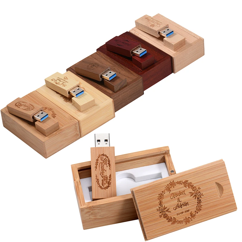 Free Custome Logo Maple Wooden Usb 3.0 Flash Drive 4gb 8gb 16gb 32gb ...