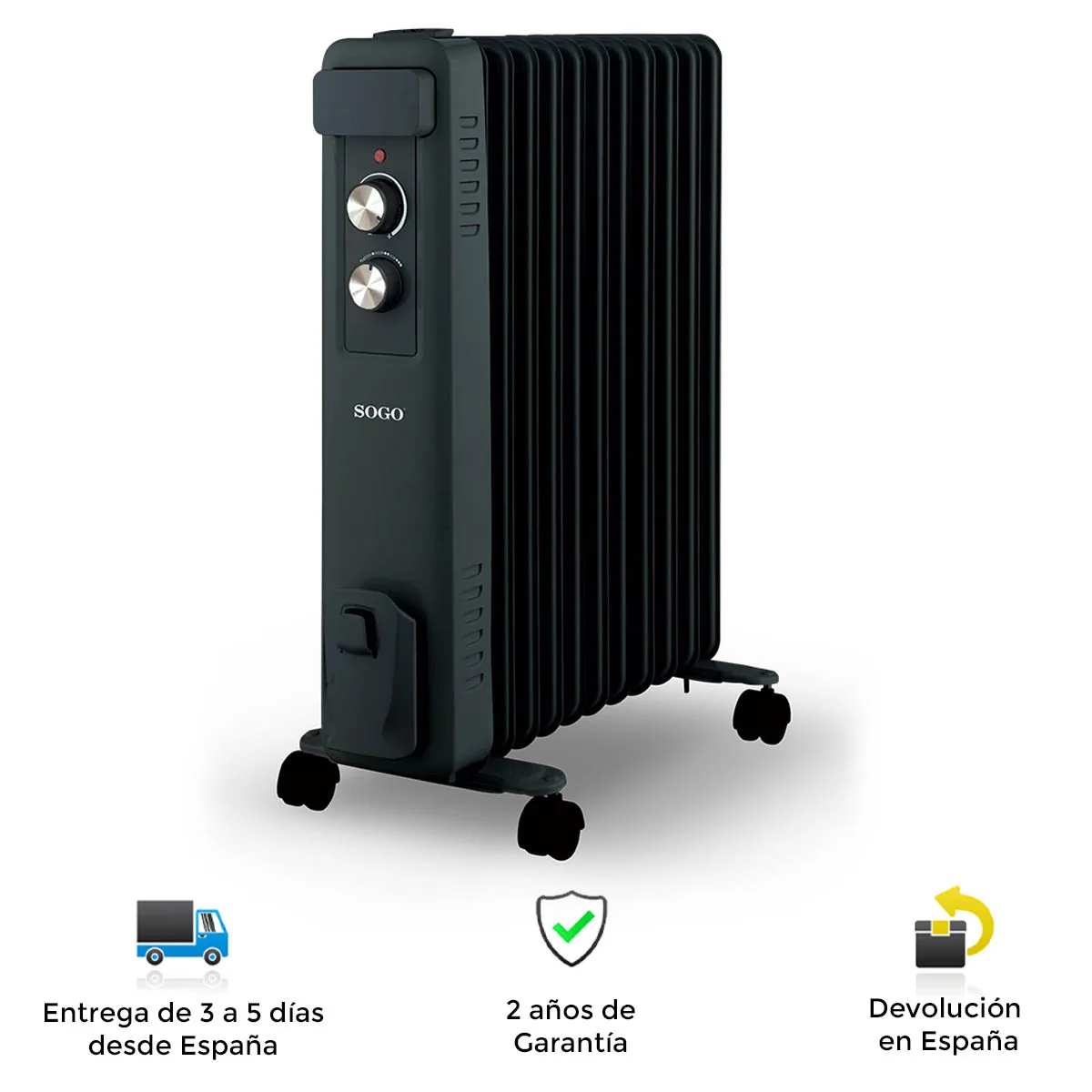 Sogo-oil-radiator-three-heat-configurations-adjustable-thermostat ...
