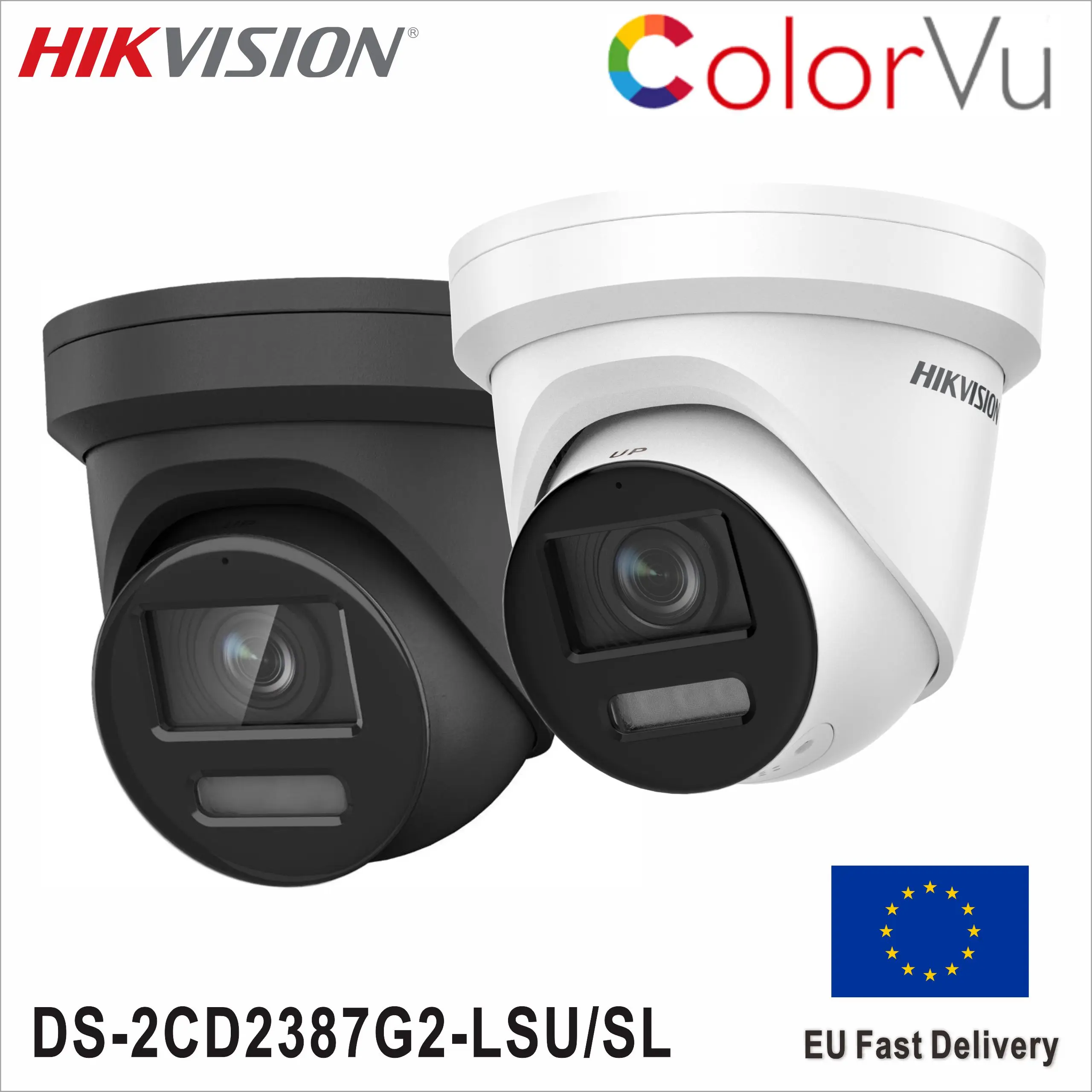 Hikvision Ds-2Cd2387G2-Lsu/Sl 8Mp 4K Colorvu Acusense Beépített Mikrofonos Fény És Hallható ...