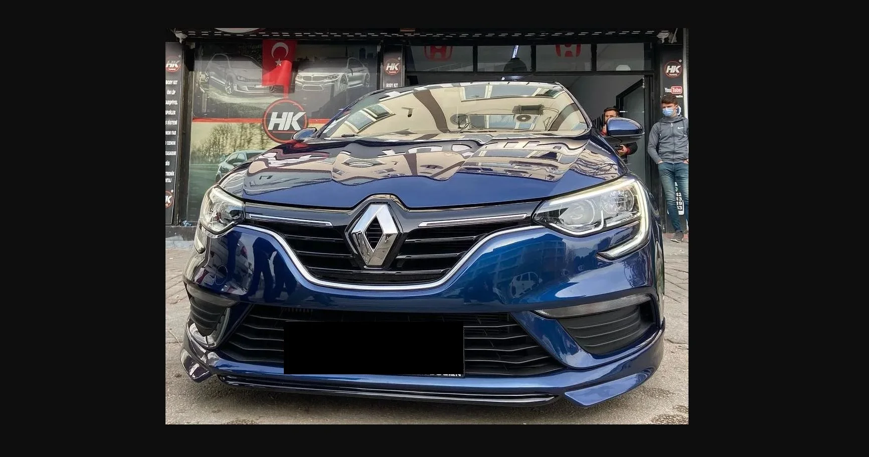 For Renault Megane 4 2016-2020 Front Bumper Lip Abt Style Front Bumper ...