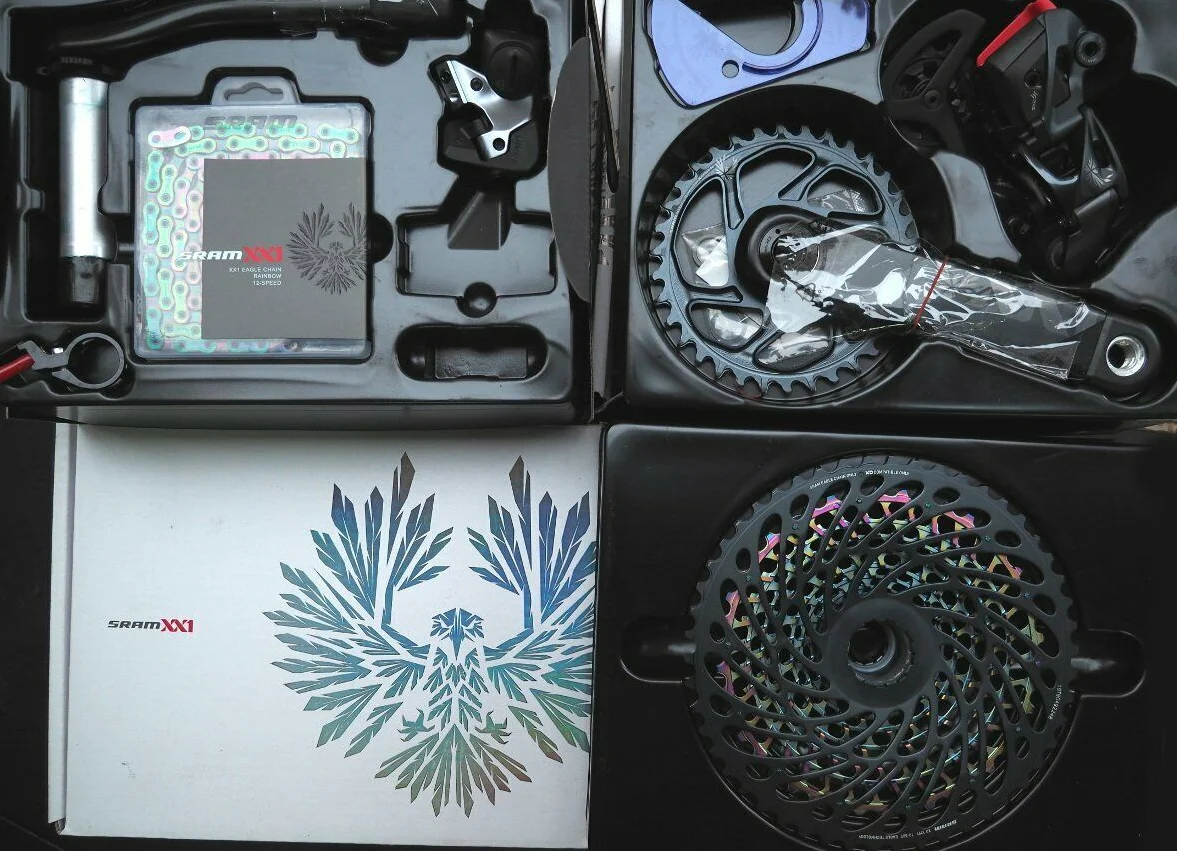 Original SRAM Electronic Groupset, SRA XX1 Eagle AXS, Boosts 175mm, 34t ...