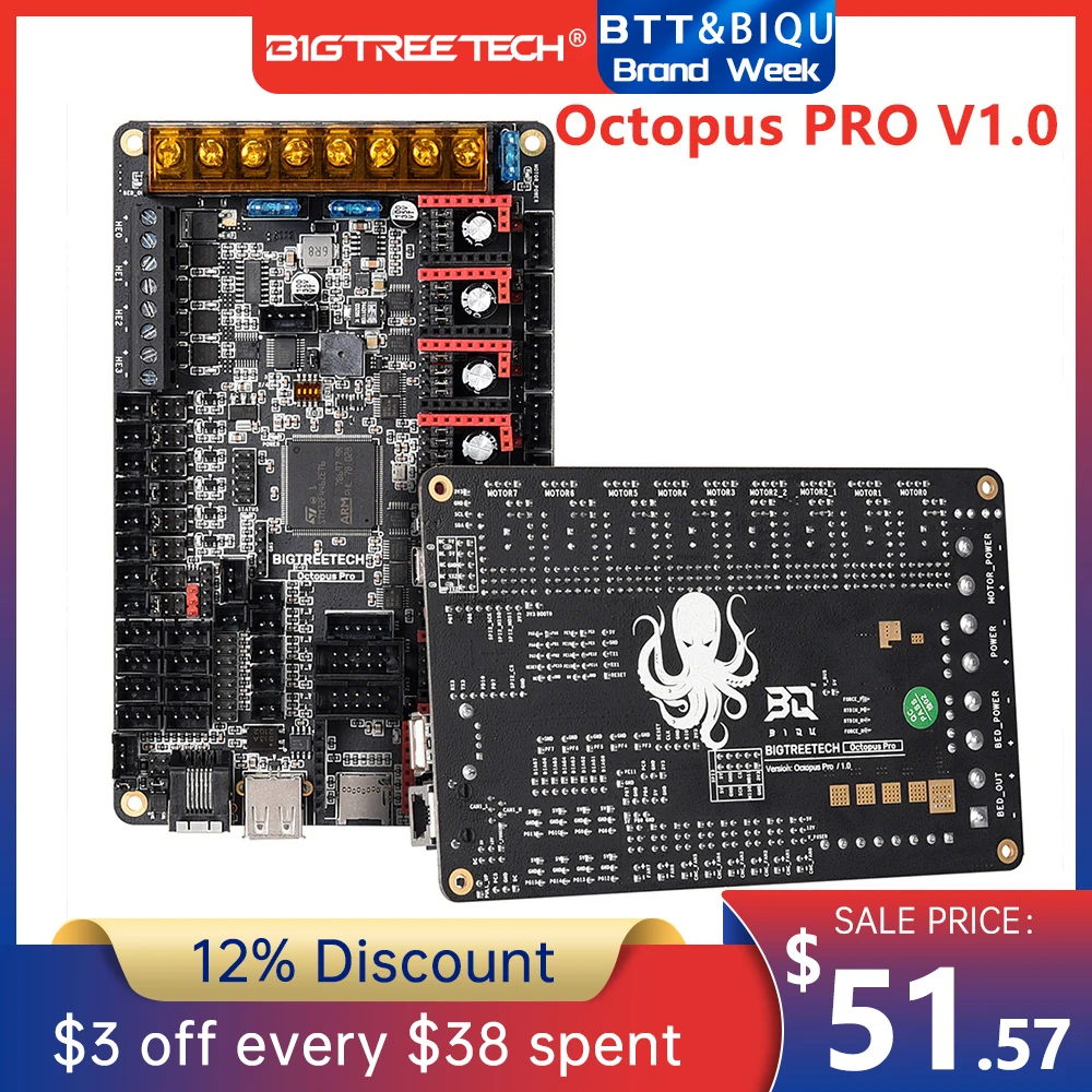 Bigtreetech Btt Octopus Pro V1.0 Control Board 32-bit Upgrade ...