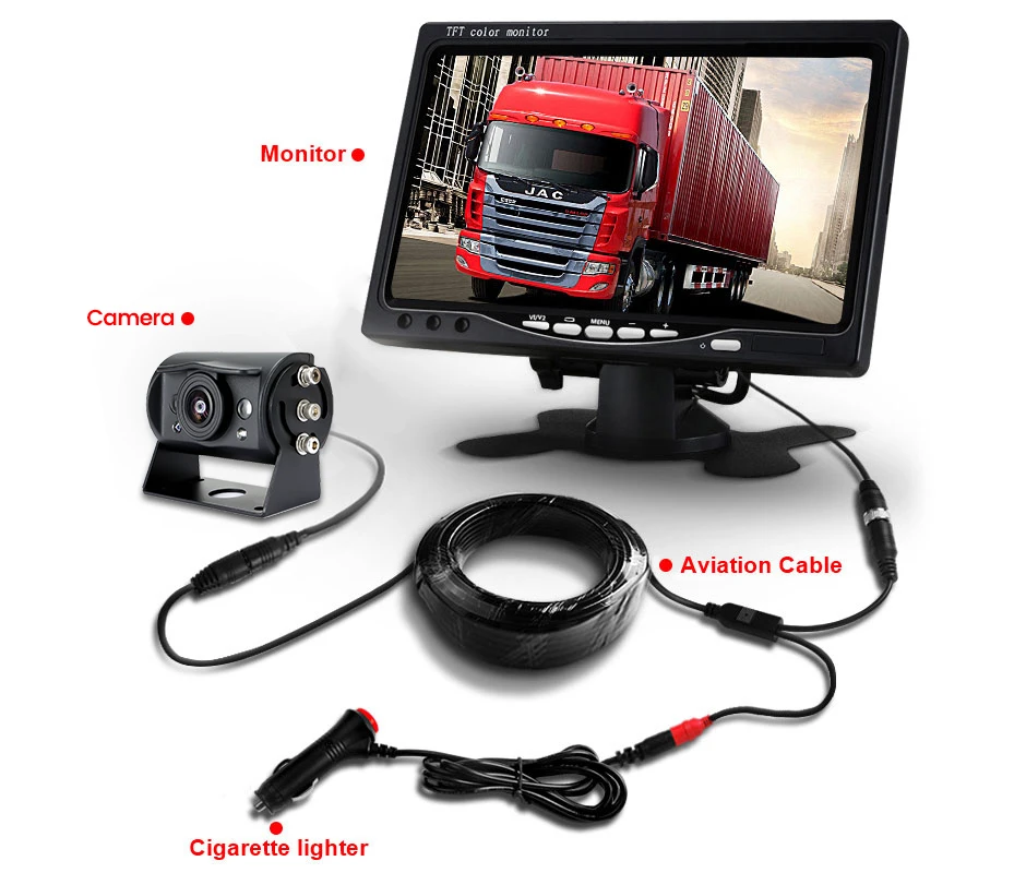 AHD 1920*1080P Infrared IR Night Vision Waterproof Truck Rear View ...