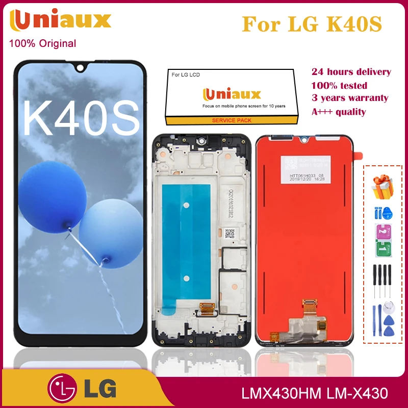6.1“ Original For LG K40S X430 LM-X430 X430EMW LCD Touch Screen ...