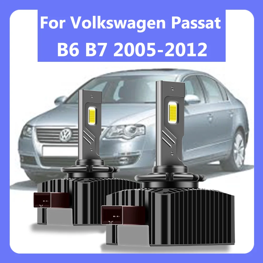 D1S LED Headlight Bulbs fit for Volkswagen Passat B6 B7 2005-2012 6000K ...